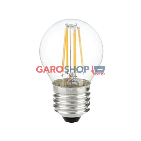 GaroShop. V-TAC VT-1980 LAMPADINA LED E27 4W MINIGLOBO G45 FILAMENTO